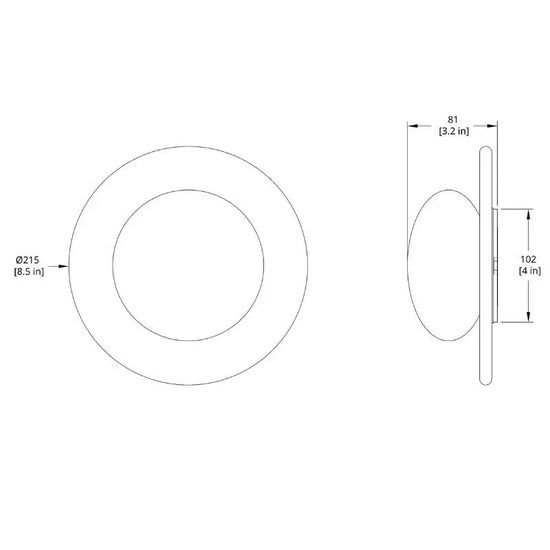 Topo Small Wall Light | All Square Lighting