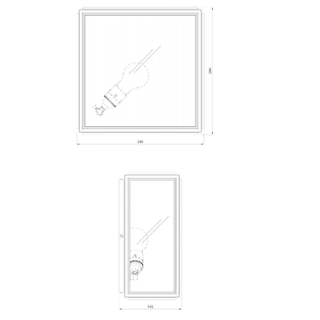 Chelsea N003 Medium Ceiling Light | All Square Lighting